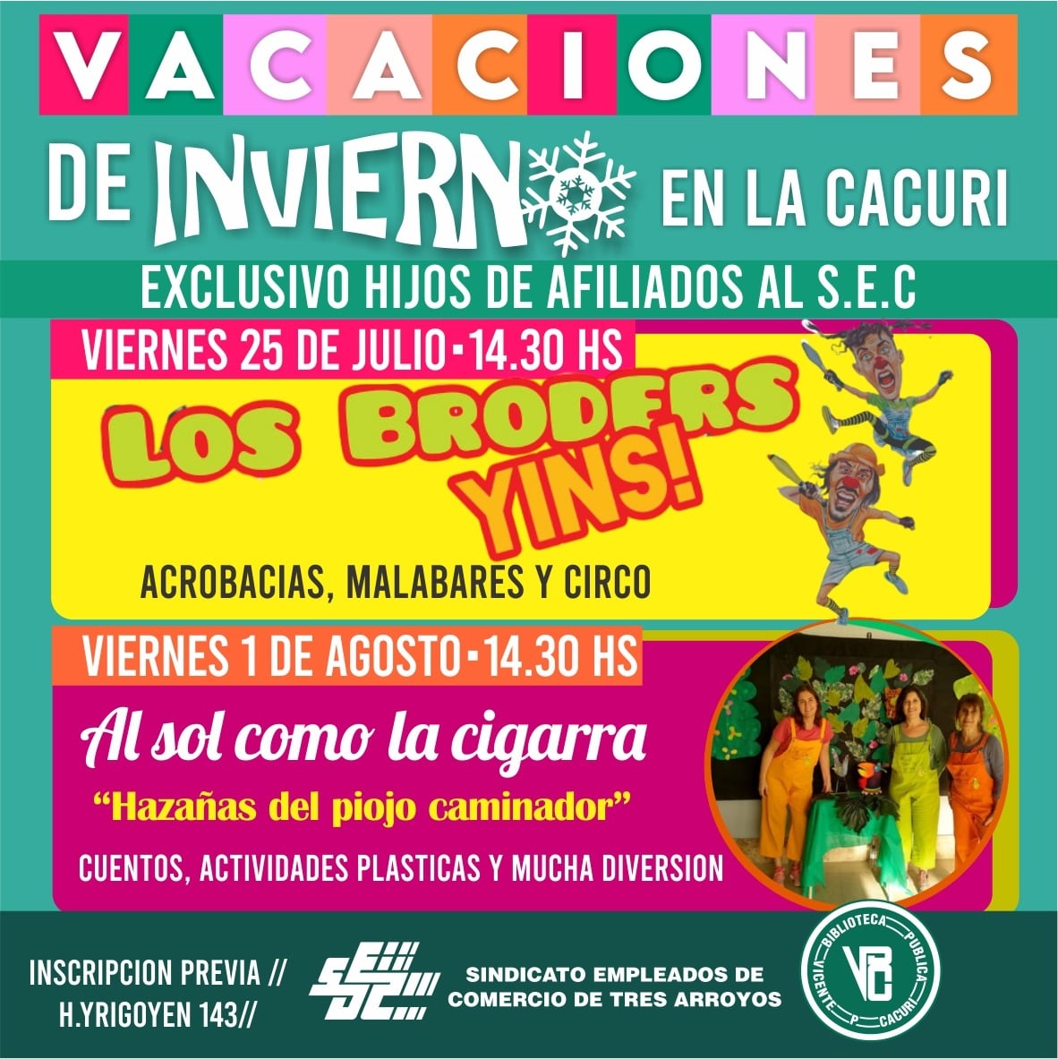 La Cacuri y sus propuestas para el receso invernal - Lu24